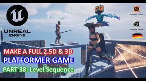 Spieleentwicklung 25d And 3d Platformer In Unreal Engine 55 Part 38 Sequencer Level Sequence
