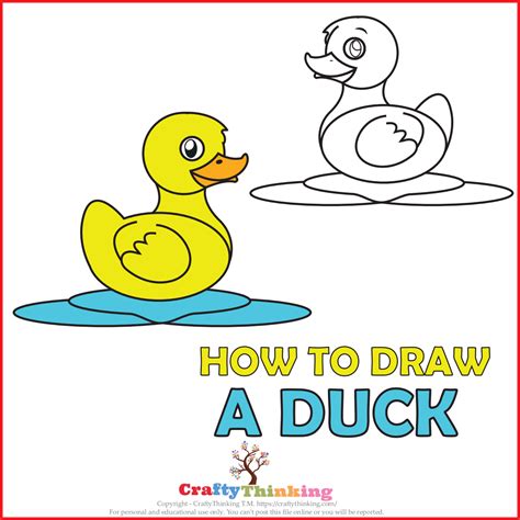 How To Draw A Duck CraftyThinking