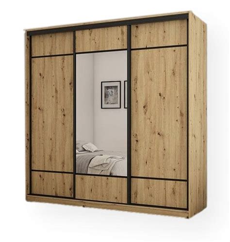 Szafa Przesuwna 220cm Wysoka Garderoba z lustrem 3960 zł Allegro pl Raty 0 Darmowa