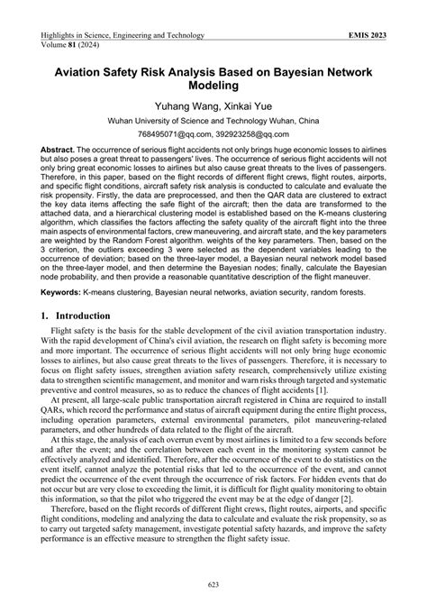 Pdf Aviation Safety Risk Analysis Based On Bayesian Network Modeling