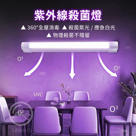 360°全面殺菌 紫外線殺菌燈 殺菌燈 消毒燈 紫外線燈 Led充電燈管 應急燈管 磁吸燈管 殺菌 紫外線 蝦皮購物