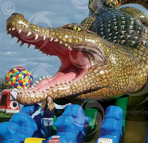 Inflatables Game Slides King Croc 20