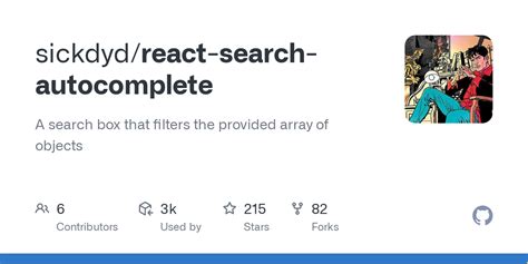 Pull Requests · Sickdydreact Search Autocomplete · Github