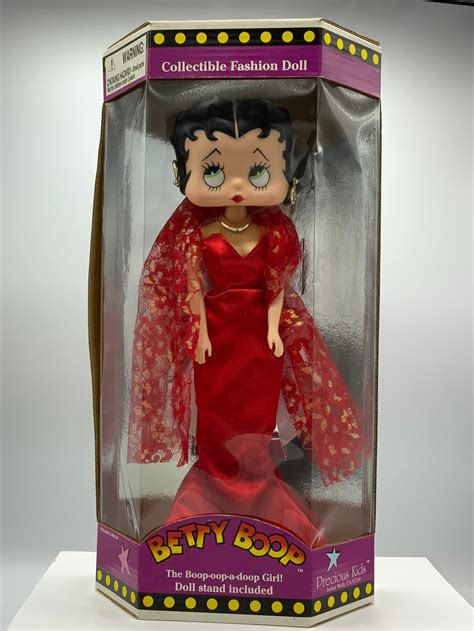 Gorgeous Collectible Vintage Betty Boop Doll Fashion Doll Red Etsy