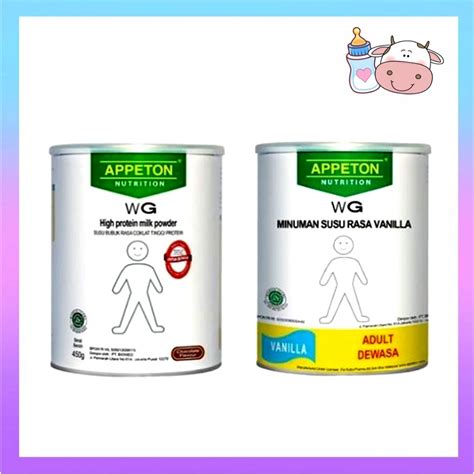 Jual Appeton Weight Gain Adult Coklat Vanila 450gr Shopee Indonesia