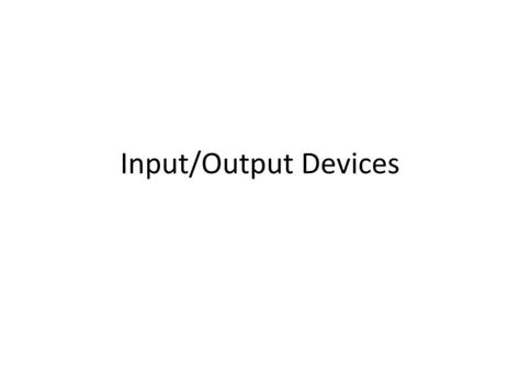 point and draw devices ppt