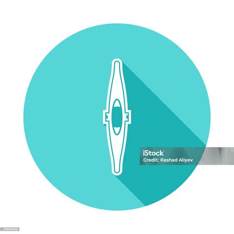 카약 플랫 긴 그림자 아이콘 하나 배송 컬렉션 아이콘의 Ui Ux에 대 한 사용할 수 있습니다 강에 대한 스톡 벡터 아트 및 기타 이미지 Istock