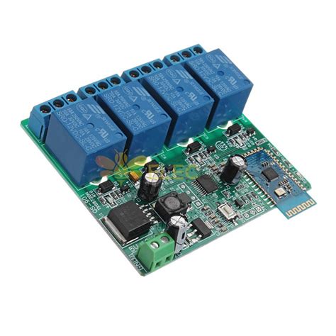 12V 4 Channel Relay Module Bluetooth Mobile Phone Wireless Remote