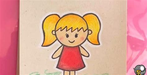 آموزش نقاشی دخترانه آسان و ساده عکس نودی