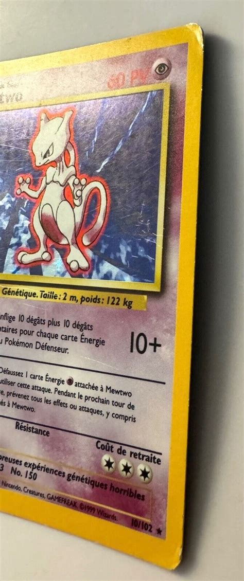 Carte Pokemon Mewtwo Set De Base Holo 1ère Ed Fr Estimation Pca 5 Ebay