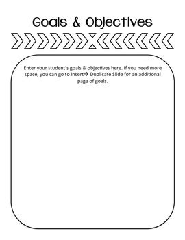 IEP At A Glance Freebie Editable By Anderson Academics TPT