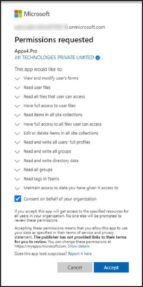 What Are The Source Target Permissions Sought From The Tool During