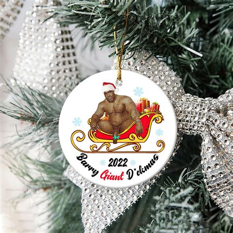 Barry Giant Dickmas 2022 Ornament Have A Barry Wood Christmas Sold By
