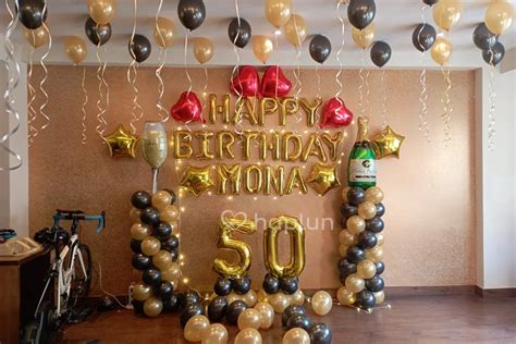 Amazing 50th Birthday Decoration Ideas At Home To Make The Day Special