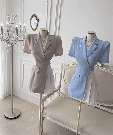 핏예술~하이퀄리티~💜 모엔 자켓 미니 점프수트 결혼식 하객룩 행사룩 데이트룩 파티룩 브라이덜샤워 돌잔치 돌잔치원피스 셀프웨딩 웨딩촬영 자켓미니원피스 플리츠미니원피스