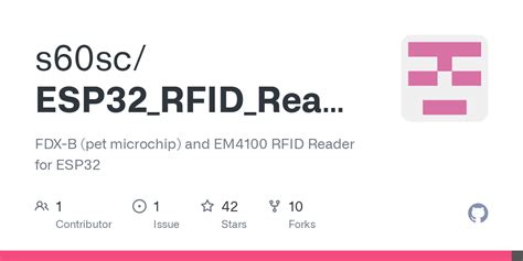GitHub S Sc ESP RFID Reader FDX B Pet Microchip And EM RFID Reader For ESP