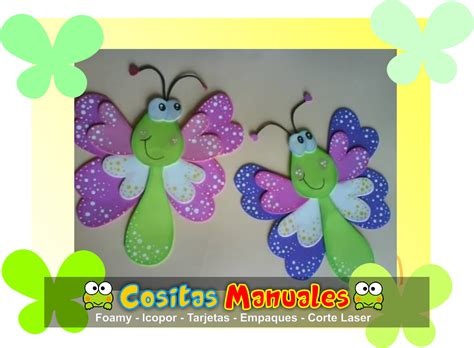 Diseño de Mariposas en foamy Lili Daza Diseño