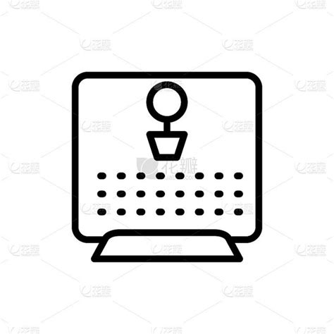 工厂日历图标简单的线条轮廓矢量元素的黄历图标的用户界面和用户体验网站或移动应用程序