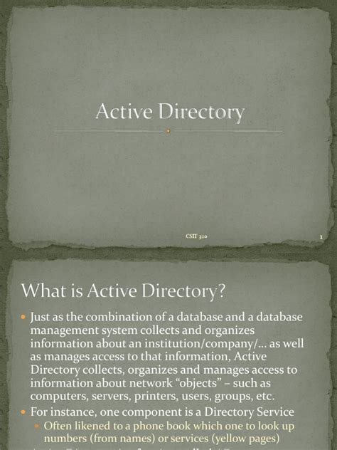 Active Directory 9262014 Pdf Active Directory Information Retrieval