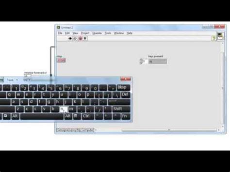 Labview Read Keyboard YouTube