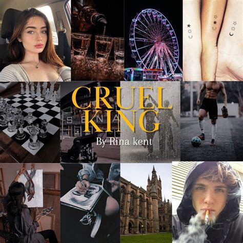 Cruel king RINA KENT Pósteres de libros Libros para leer Libros