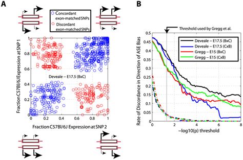 Direction Of Allele Specific Expression Bias Measured At Snps In The Download Scientific