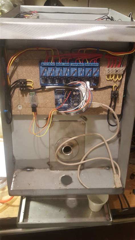 Cocktail Machine Smartphone Controlled Arduinoandroid 7 Steps
