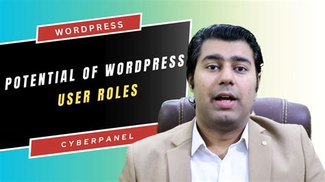Unlocking The Potential Of Wordpress User Roles Youtube