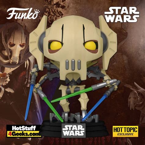 2021 New Star Wars General Grievous Funko Pop Ht Exclusive