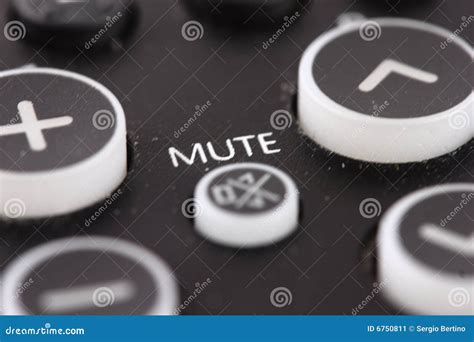 Mute Button Stock Image Image Of Electronic Mute Speaker
