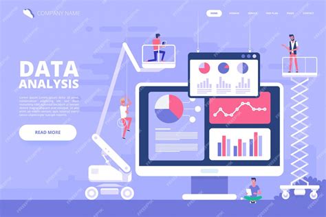 Premium Vector Data Analysis Design Concept Vector Illustration