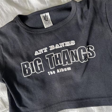 Ant Banks Big Thangs The Album Crop Top A Depop