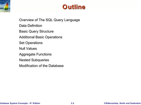 Dbmsintroduction Of Sql Ppt