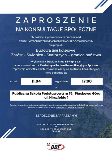 CPK Zaprasza Na Spotkanie Konsultacyjne W Sprawie Budowy Linii