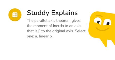 the parallel axis theorem gives the moment of inertia to an axis that