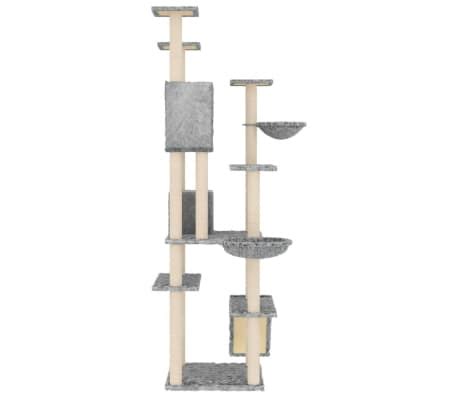 vidaXL Arbre à chat avec griffoirs en sisal Gris clair cm vidaXL fr