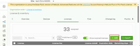 How To Enter A License Key On The Nebula License Page Zyxel Community