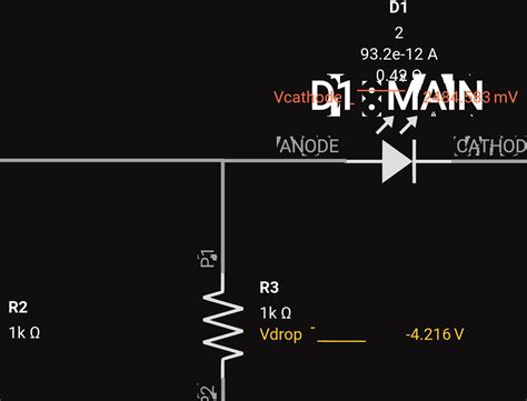 Schematic For Example Simulation Of Astable Multivibrator