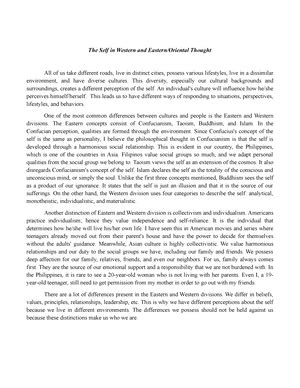 Lesson Reflection Society The Self As A Product Of Modern Society