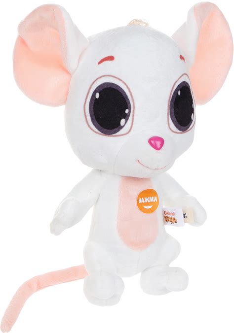 Характеристики Мягкая игрушка Сказочный патруль Мышонок Шушик со звуком 20 см подробное