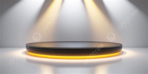 스포트라이트 개념을 배경으로 조명된 시상식 무대 연단 장면 스포트라이트 시상식 개념 무대 배경으로 조명된 시상식을 위한 무대 연단 장면 스포트라이트 시상식 개념 무대
