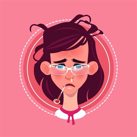 De Dessin Femme Malade Stock Illustrations Vecteurs And Clipart
