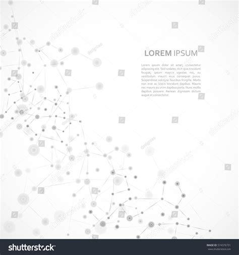 Structure Molecule Communication Background เวกเตอร์สต็อก ปลอดค่าลิขสิทธิ์ 574376731