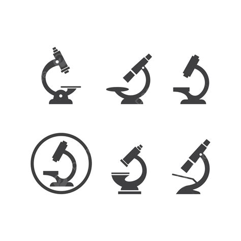 Microscope Icon Simple Design Vector Icon Simple Design Png And