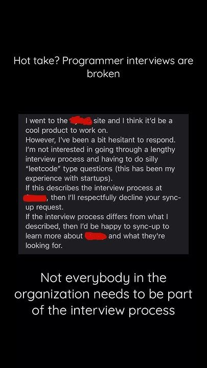 Programmer Interviews Are Broken Code Coding Developer Programming
