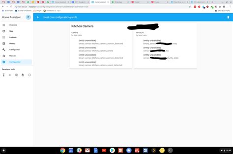 nest error keyerror ‘structure configuration home assistant