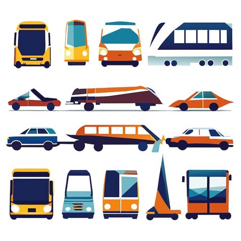 Premium Vector Flat 2d Vector Art Of Mobility And Transit
