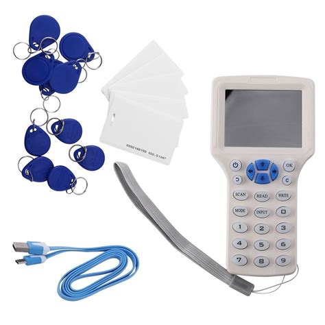 Jual RFID Copier Duplicator 125Khz Key Fob NFC Reader Writer Shopee Indonesia