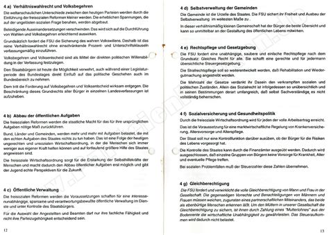 Fsu Parteiprogramme