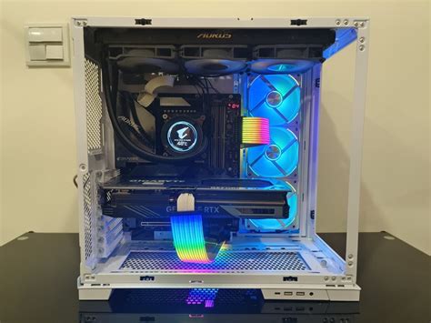 沉醉在華美的燈效吧 ，lian Li Uni Fan Al V2積木風扇和strimer Plus V2 12vhpwr開箱試用 T17